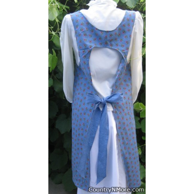 Vintage Rose Amish Canning Apron (Large)