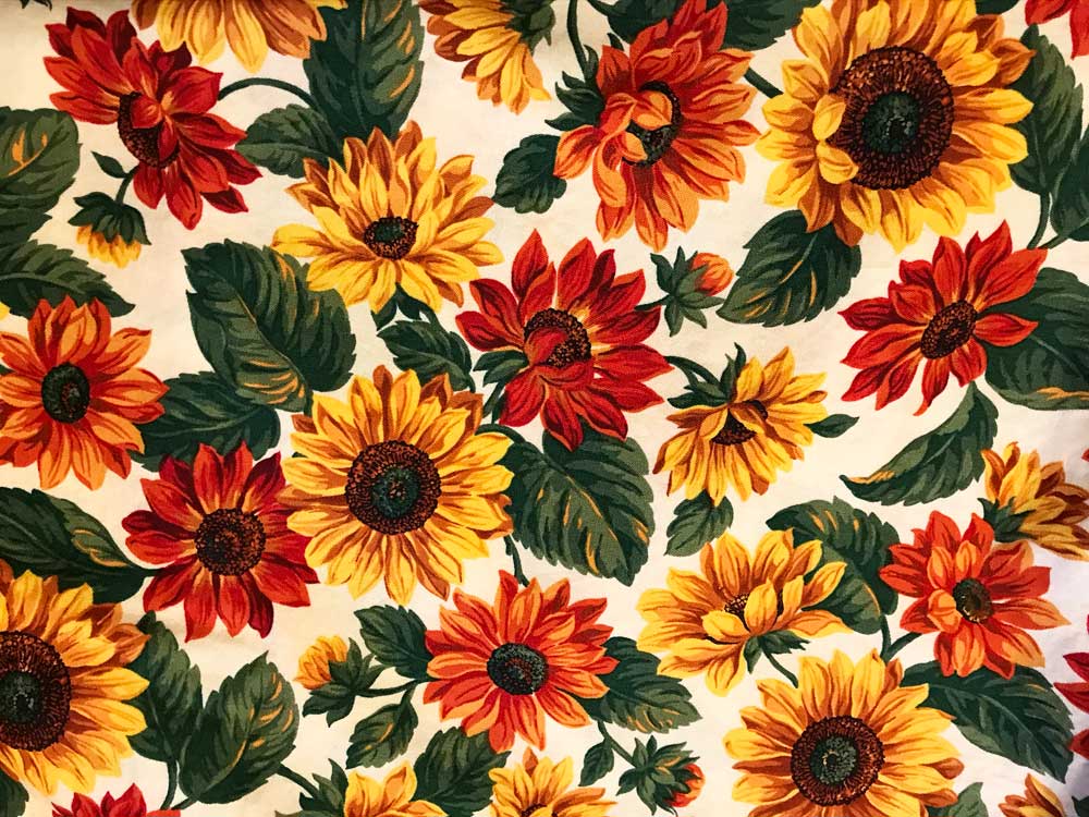 Fall Floral Print Fabric
